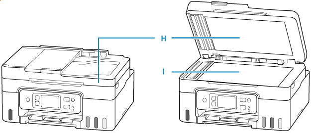 Canon : Inkjet Manuals : G4080 series : Front View